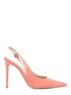 GIANVITO ROSSI 110mm Pointed-toe Leather Pumps - Pink