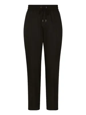 Dolce & Gabbana Logo-plaque Track Pants - Black
