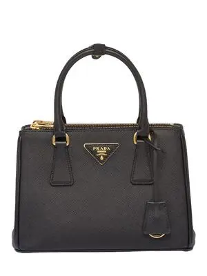 Prada Galleria Saffiano Leather Bag - Black
