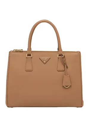Prada Prada Galleria Saffiano Leather Bag Brown