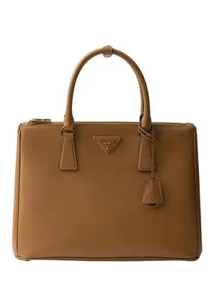 Prada Galleria Saffiano Leather Bag - Medium Brown