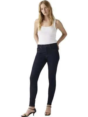LEVI'S 721 High-Rise Skinny Jeans 24x30 Blue Wave Rinse