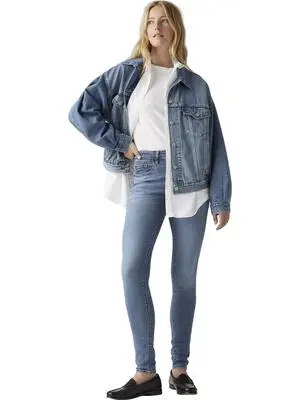 LEVI'S 721 High Rise Skinny Jeans - Blue Wave