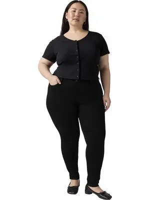 LEVI'S 711 Skinny - Black Peony