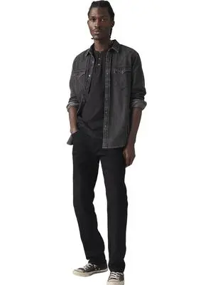 LEVI'S 502 Tapered Jeans - Black Knight