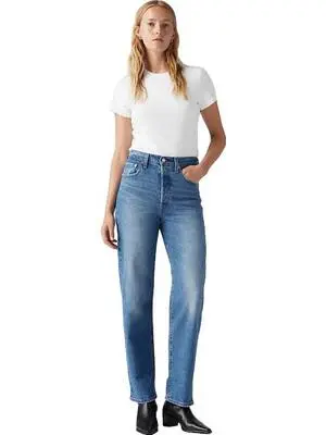 LEVI'S Levi's Ribcage Straight Ankle Jeans 30x29 Dance Around