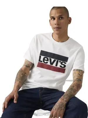 LEVI'S Sportswear Logo Graphic T-shirt - White Sportswear Logo