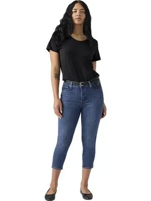 LEVI'S 311 Shaping Skinny Capri Jeans - Lapis