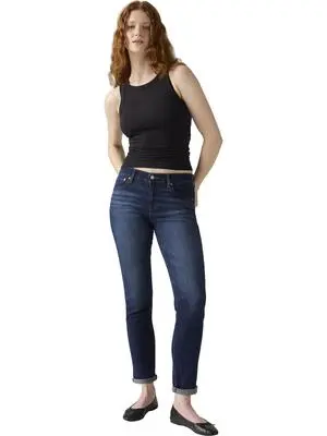 LEVI'S Boyfriend Mid Rise Jeans - Cobalt Layer