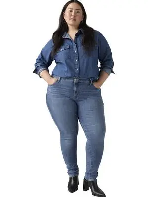 LEVI'S 721 High-rise Skinny Jeans - Lapis Air