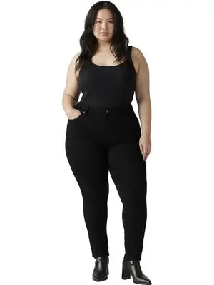 LEVI'S 721 High-Rise Skinny Jeans 16m Black Peony