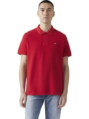LEVI'S Housemark Polo Shirt Crimson