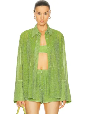 Oseree Oseree Lumiere Shirt Lime