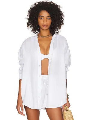 L*Space Rio Tunic - White