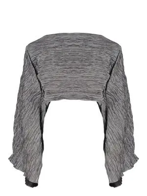 Maticevski Angelica Pleated Top - Grey