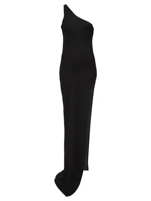 MONOT Mônot One-shoulder Maxi Dress - Black