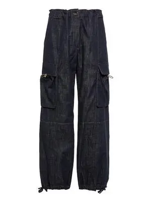 Brunello Cucinelli Mid-rise Cargo Jeans - Blue