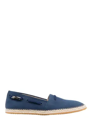 Roberto Cavalli Almond-toe Flat Espadrilles - Blue