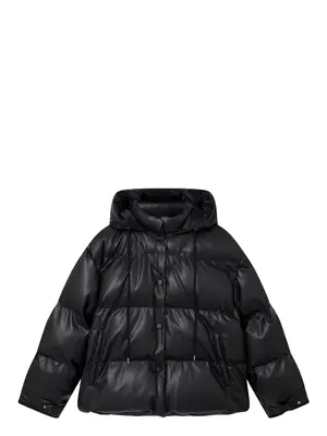 Stella McCartney Alter Mat Hooded Puffer Jacket - Black