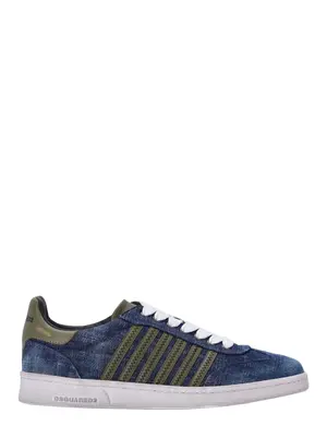 Dsquared2 Denim Lace-up Sneakers - Blue