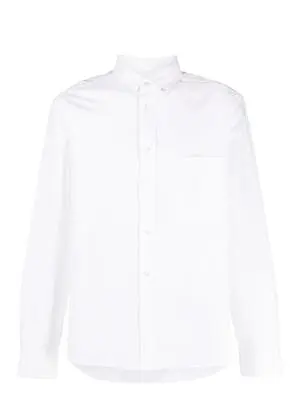 MARANT Logo-embroidered Button-down Shirt - White