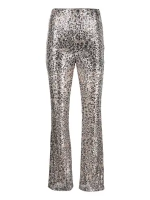 Liu Jo Sequin-embellished Trousers - Neutrals