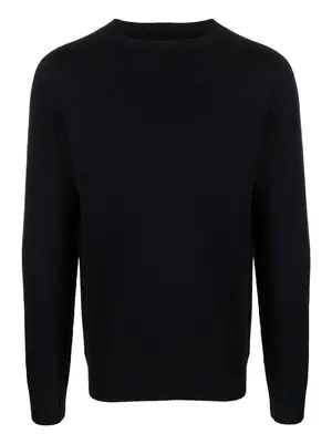 DONDUP Long-sleeve Knitted Wool Jumper - Blue