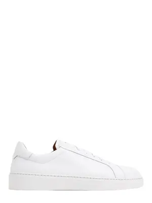 Magnanni Leather Low-top Sneakers - White