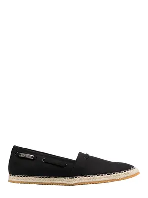 Roberto Cavalli Logo Plaque Espadrilles - Black