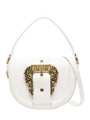 Versace Baroque-buckle Shoulder Bag - White