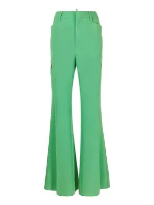 Dsquared2 Flared Trousers - Green