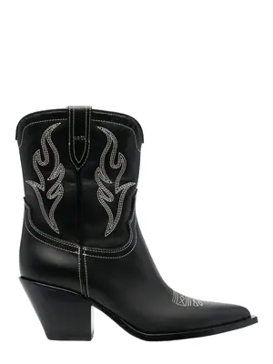 SONORA Sonora Perla Leather Ankle Boots