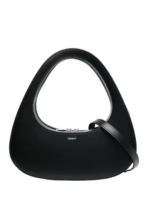 Coperni Swipe Mini Leather Top Handle Bag - Black