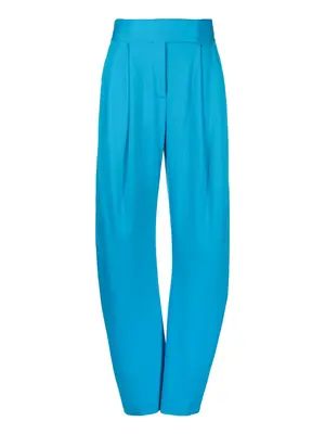 Attico Gary Virgin-wool Trousers - Blue