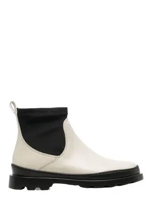 Camper Brutus Contrasting-panel Boots - Neutrals