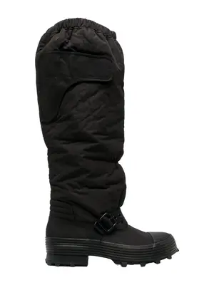 Camper Traktori Padded Thigh High Boots - Black