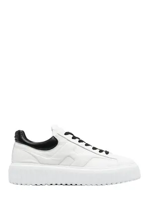 Hogan H-stripes Low-top Sneakers - White
