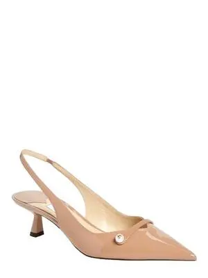JIMMY CHOO Amita Slingback Pumps - Ballet Pink