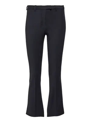 Max Mara Umanita Cotton-blend Trousers - Black
