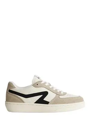 Rag & Bone Retro Court Lace Up Sneakers - Dove/sand