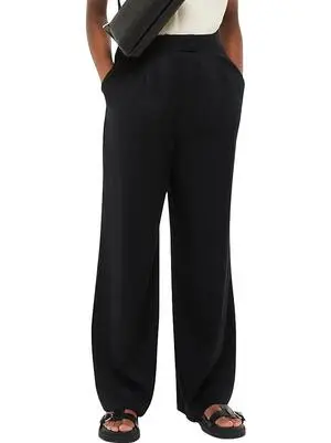 Whistles Fran Pleated Pants - Black