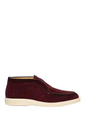 Santoni Santoni Leather Boots Burgundy
