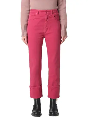 Max Mara Max Mara Cotton Pants Fuchsia