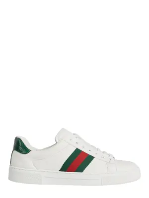Gucci Ace Sneaker With Web White-54