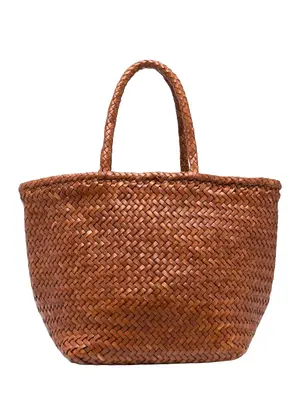Dragon Diffusion Grace Basket Small Tote Bag - Brown