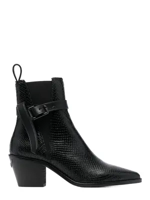 Zadig&Voltaire Tyler 65mm Cowboy Boots - Black