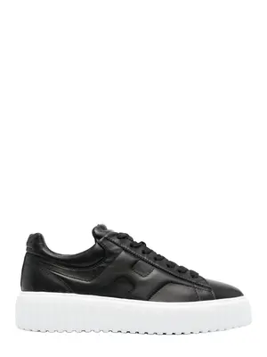 Hogan H-stripes Low-top Sneakers - Black