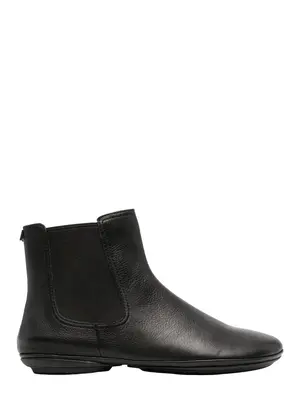 Camper Right Nina Leather Ankle Boots - Black