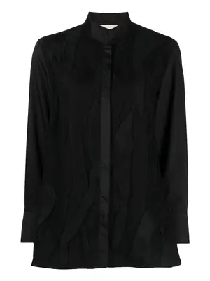 Shiatzy Chen Lace Detailing Shirt - Black