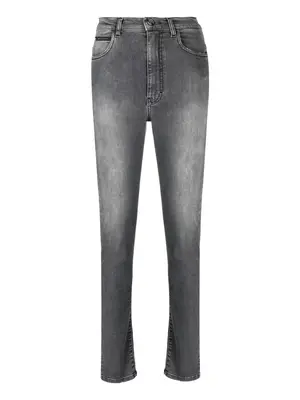 Philipp Plein High-rise Skinny Jeans - Grey